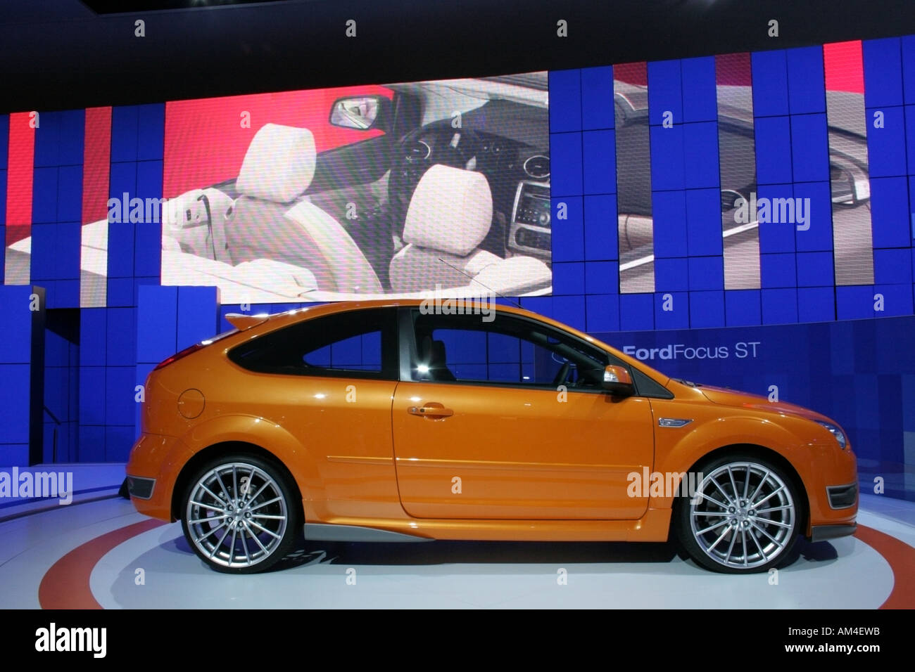Ford Focus ST stand at the British International Motor Show 2006 Stock ...