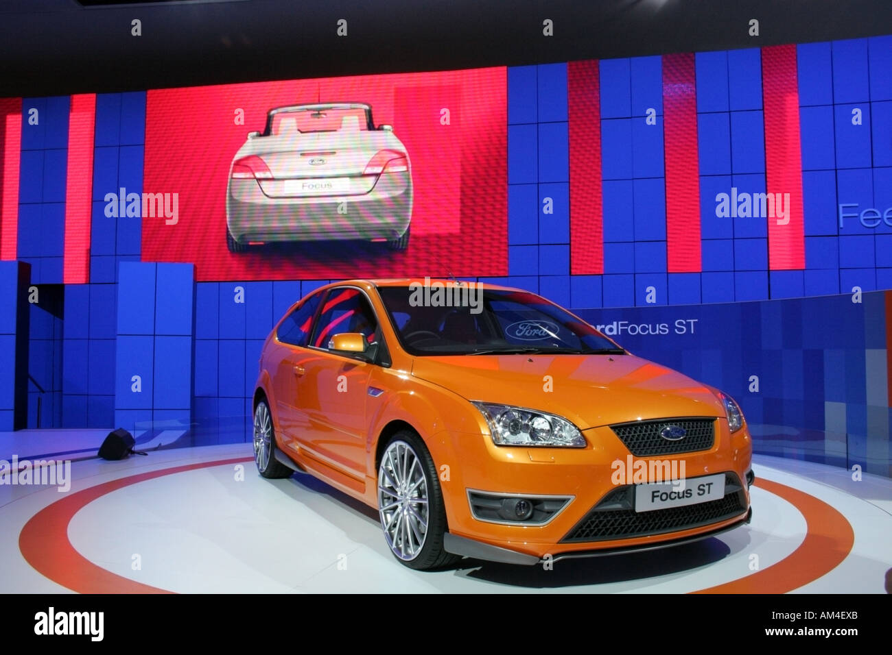 Ford Focus ST stand at the British International Motor Show 2006 Stock ...