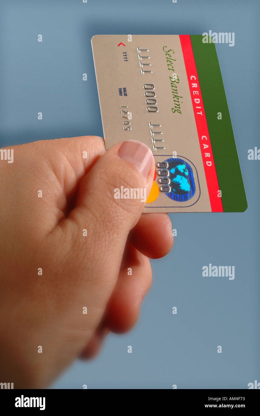hand with a banking card Stock Photo - Alamy