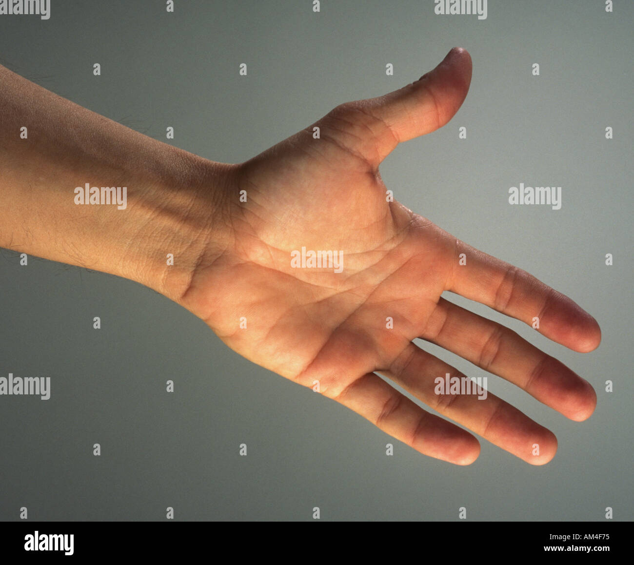 hand outstretched as if ready to shake hands Stock Photo - Alamy