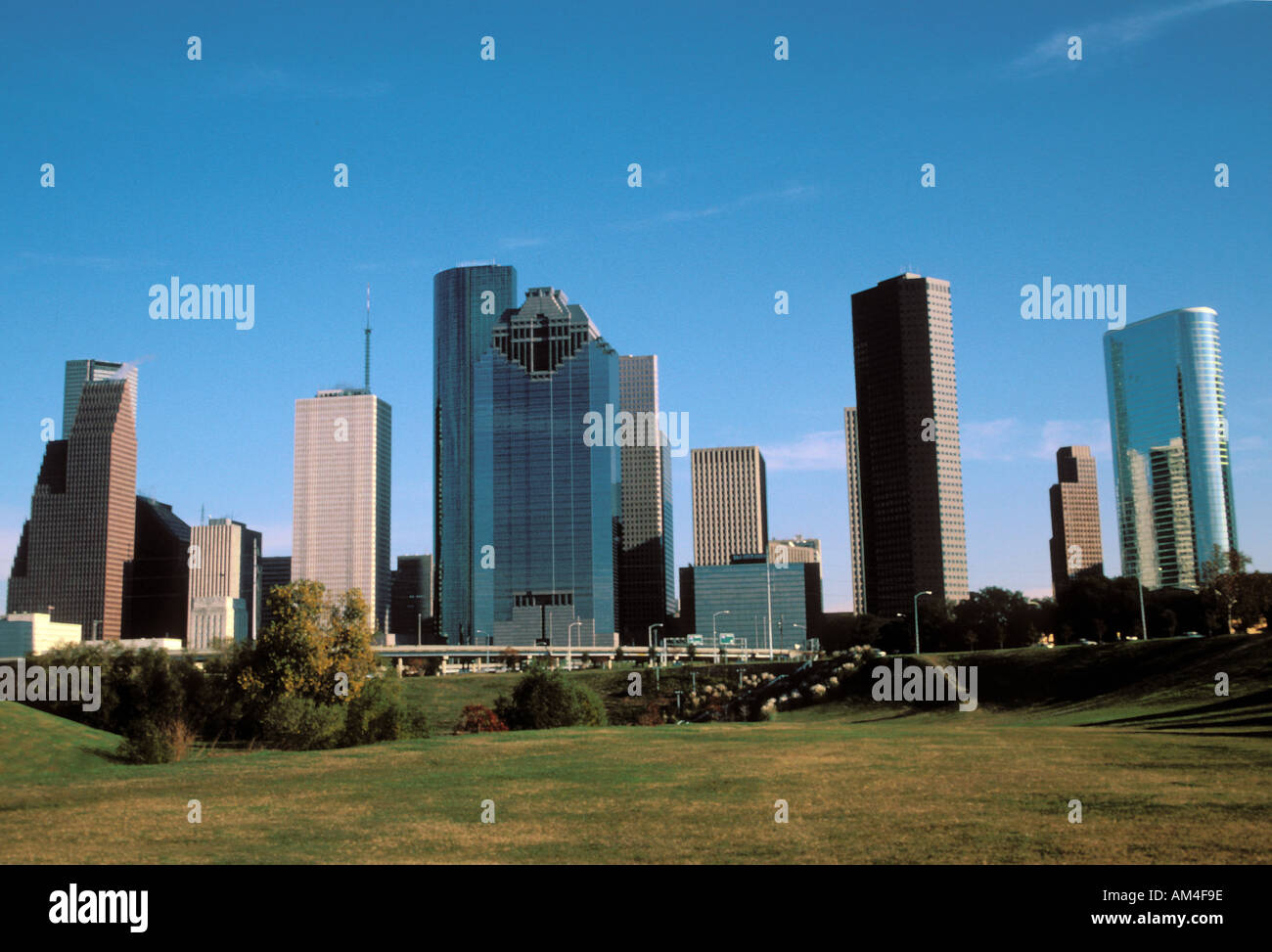 skyscrapers of down town Houston Stock Photo - Alamy