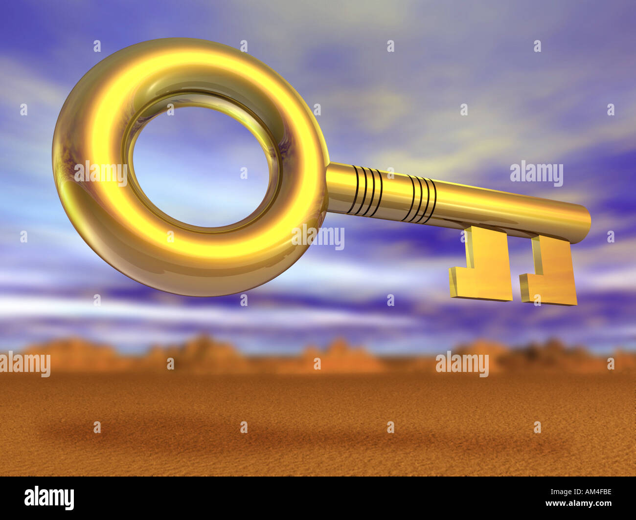 Golden key hi-res stock photography and images - Alamy