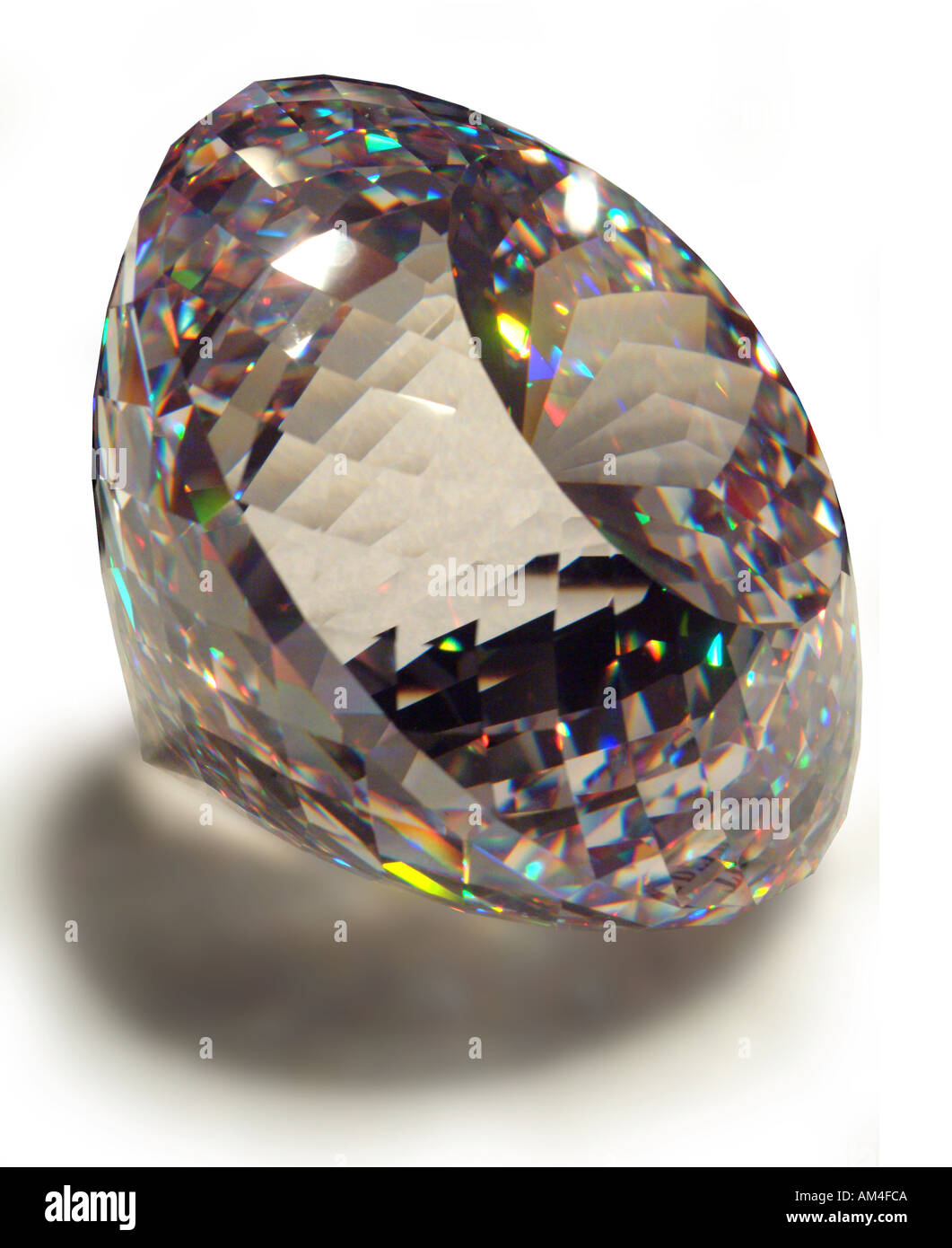 large cut crystal with many facets Stock Photo - Alamy