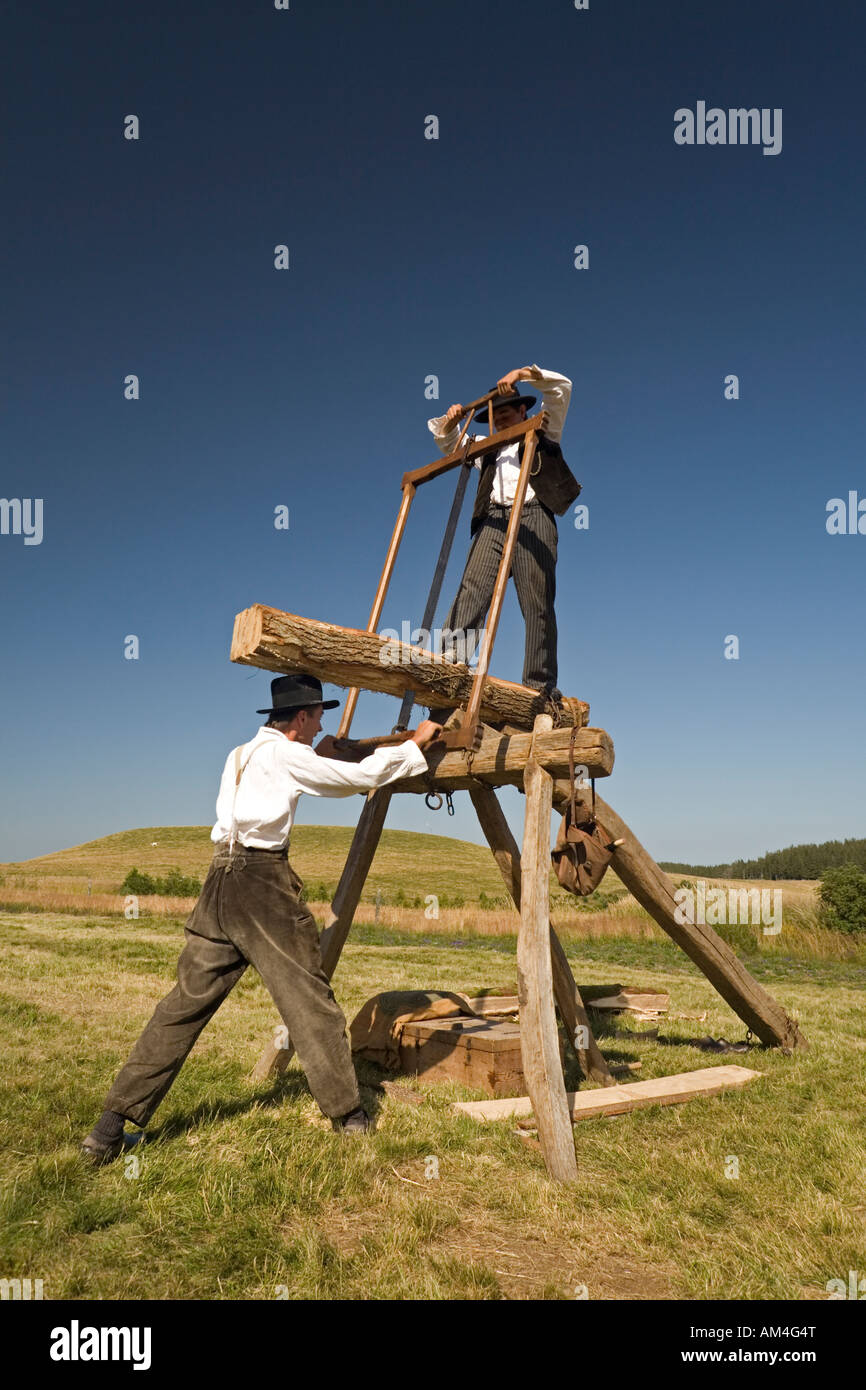 Pit saw hi-res stock photography and images - Alamy