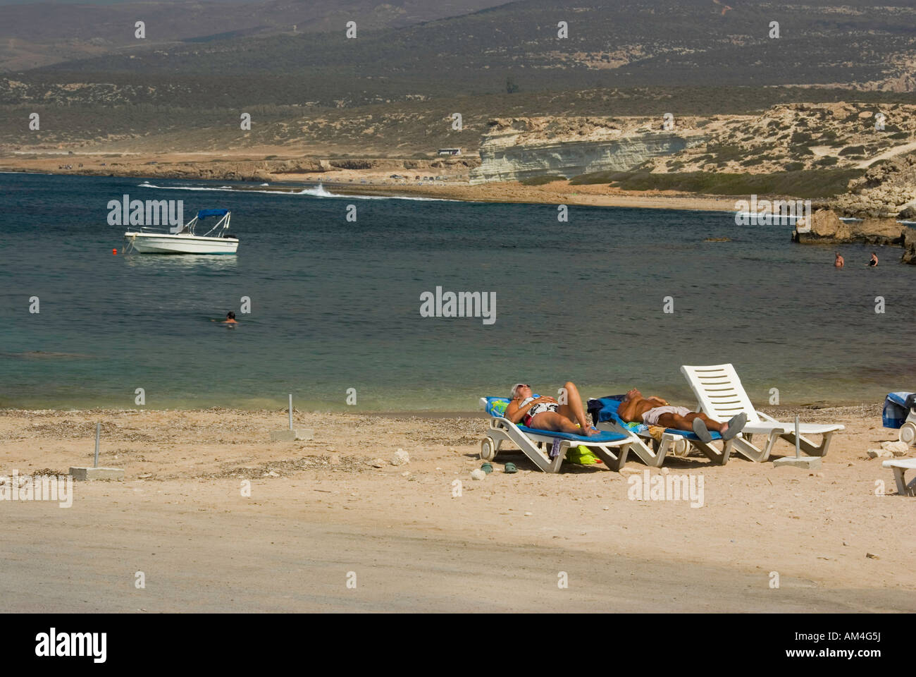 St George Bay Paphos Stock Photo - Alamy