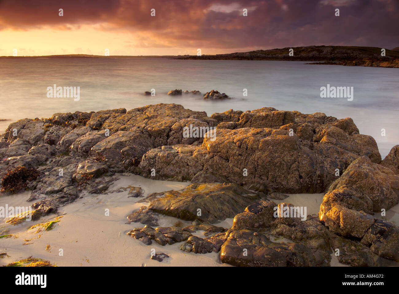 Connemara beach Southern Ireland Stock Photo - Alamy