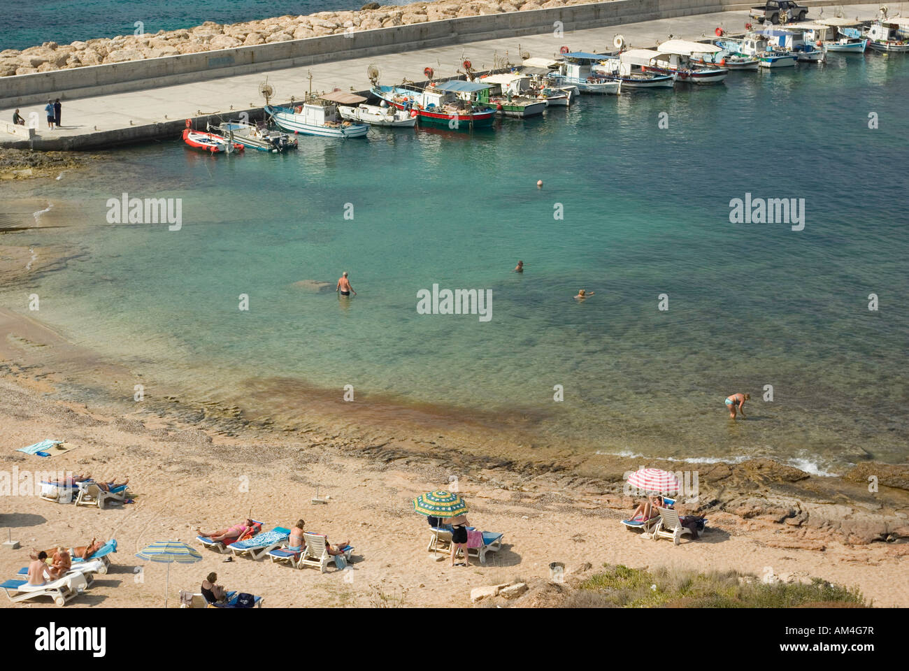 St georges harbour cyprus hi-res stock photography and images - Alamy