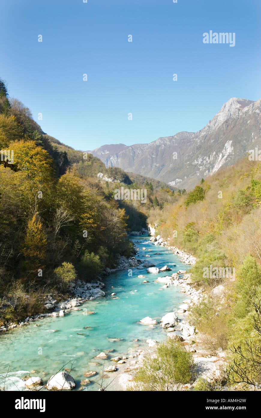 A fresh water river flows through the Slovenian Alps Stock Photo - Alamy
