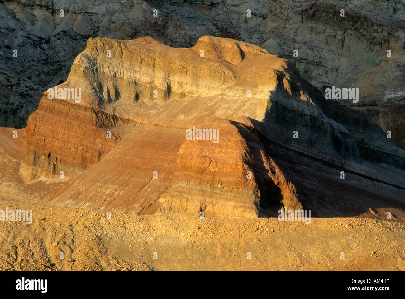 Badlands of Rainbow Basin National Landmark, California, USA Stock ...