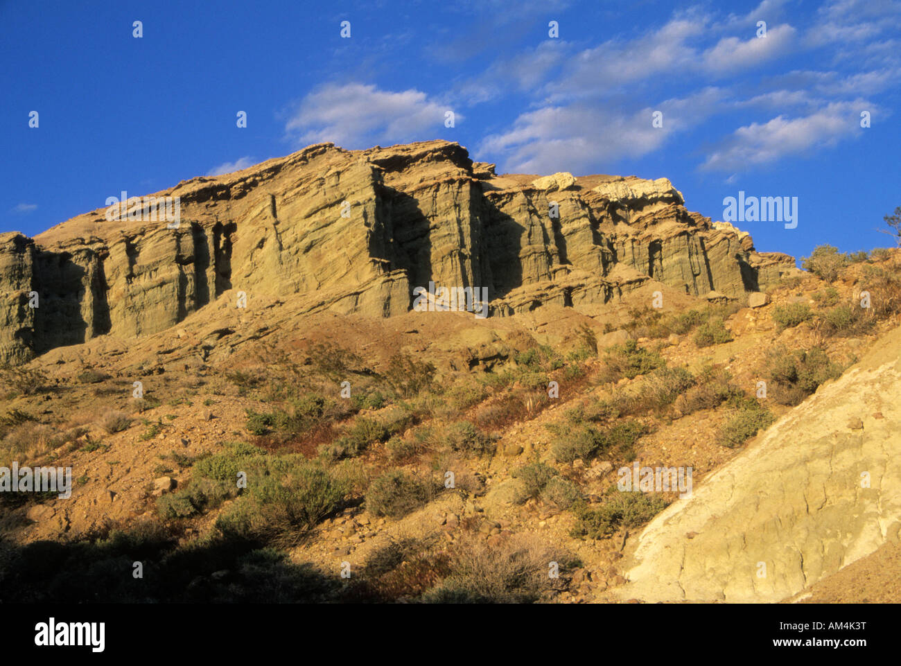 Badlands of Rainbow Basin National Landmark, California, USA Stock ...