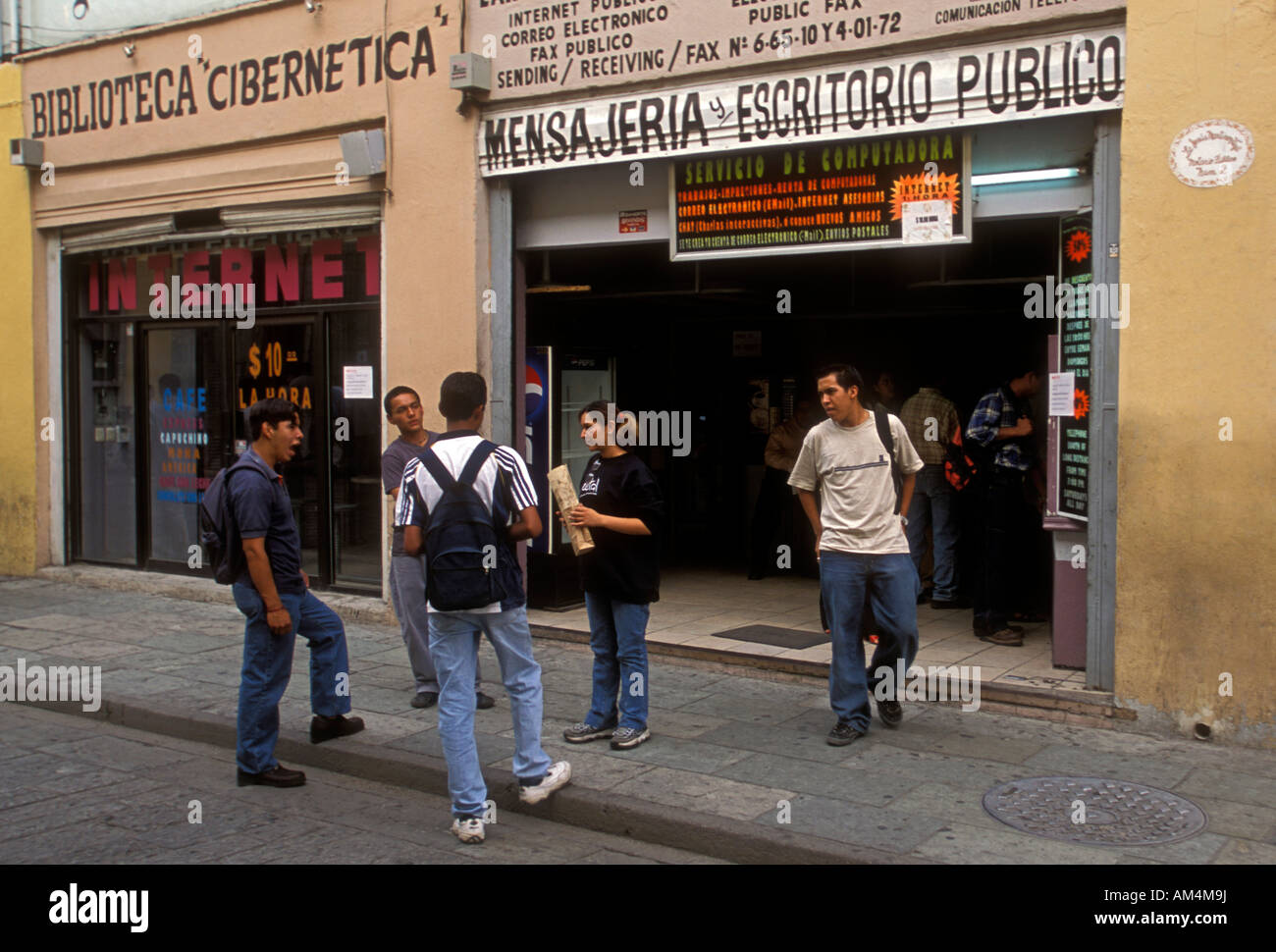 Teen boy girl talking mexican hi-res stock photography and images - Alamy