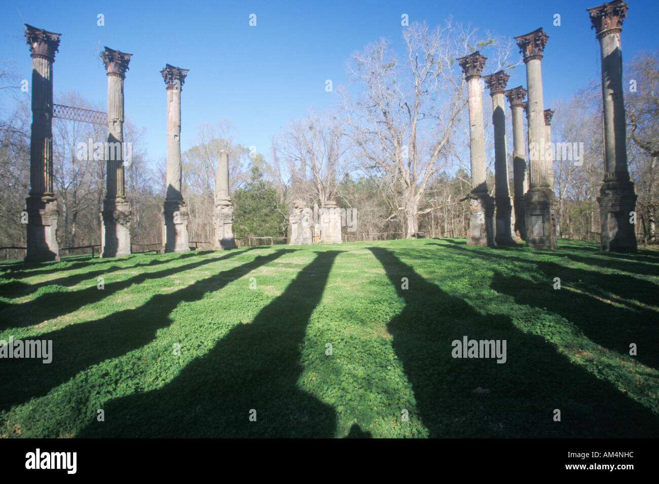 Windsor Ruins are the ruins of the largest antebellum Greek Revival ...