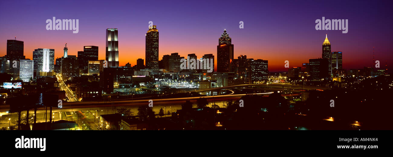 City skyline highways atlanta georgia hi-res stock photography and ...