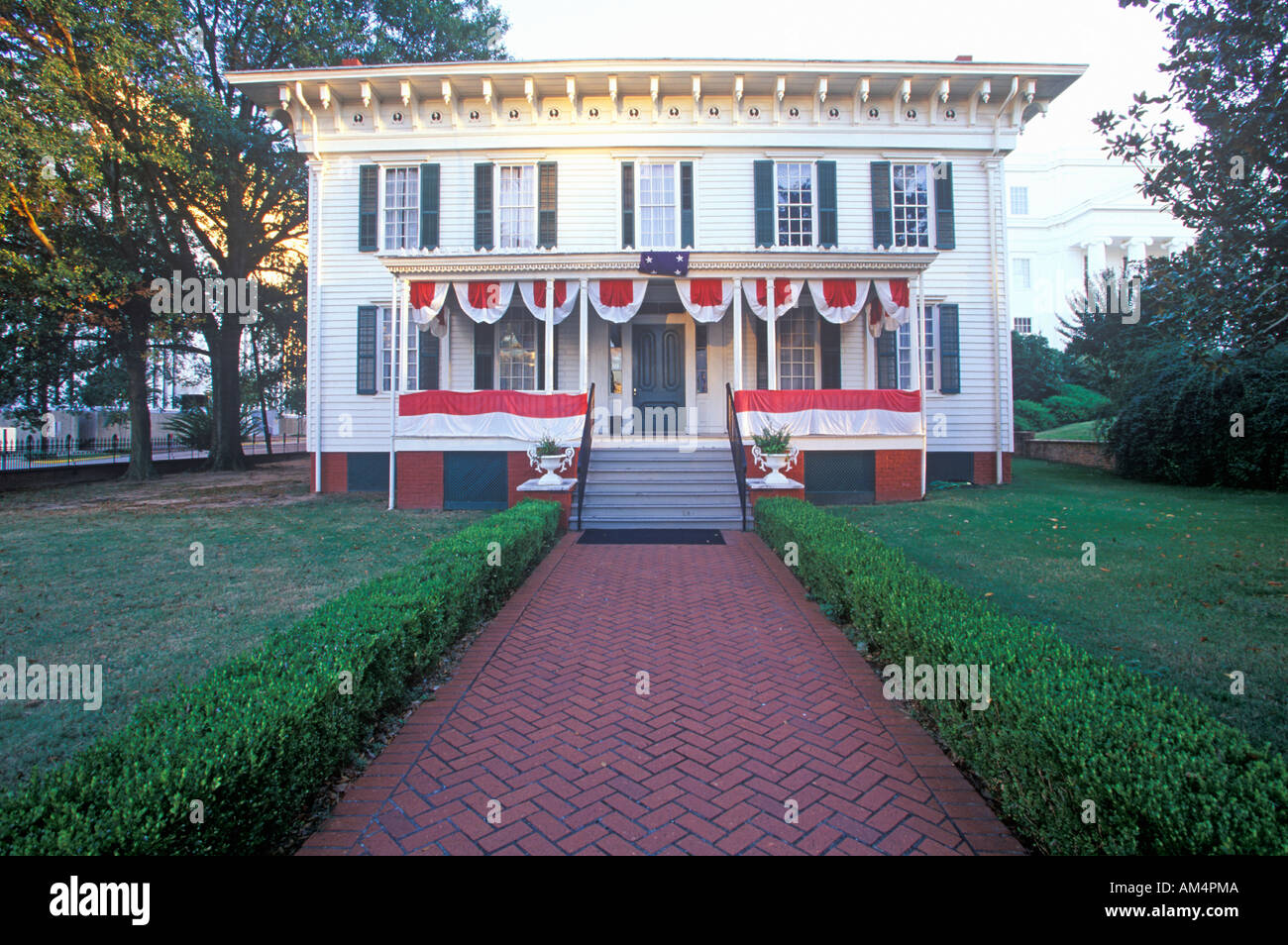 First White House for Confederates in Montgomery Alabama Stock Photo ...