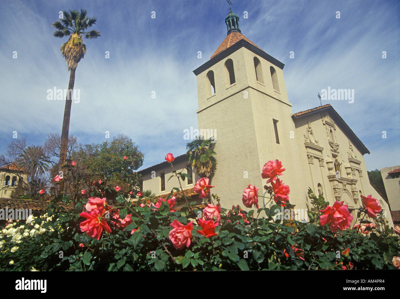 Santa Clara University historic mission church Mission Santa Clara de ...