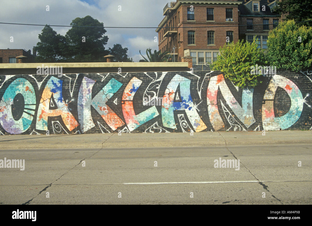 Graffiti on the streets of Oakland California Stock Photo - Alamy