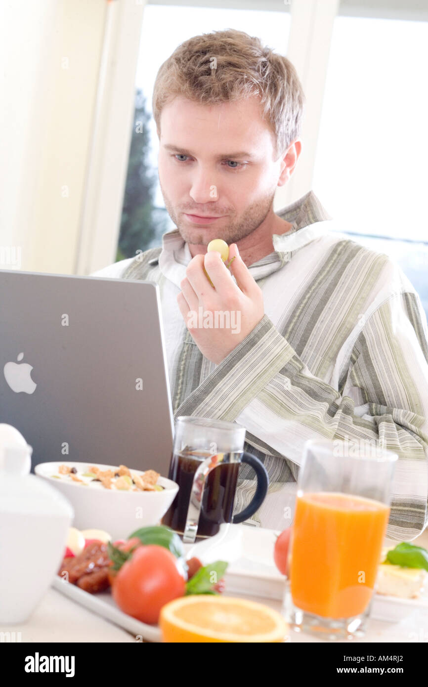 Male eat eating breakfast calm day eating hi-res stock photography and ...
