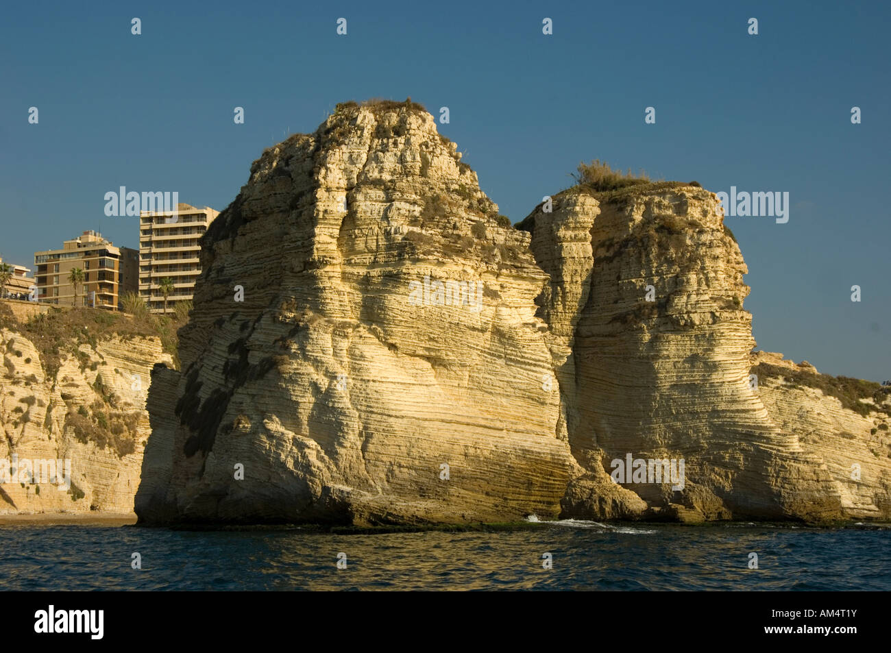 Pigeon Rocks Raouche Beirut Lebanon Stock Photo - Alamy