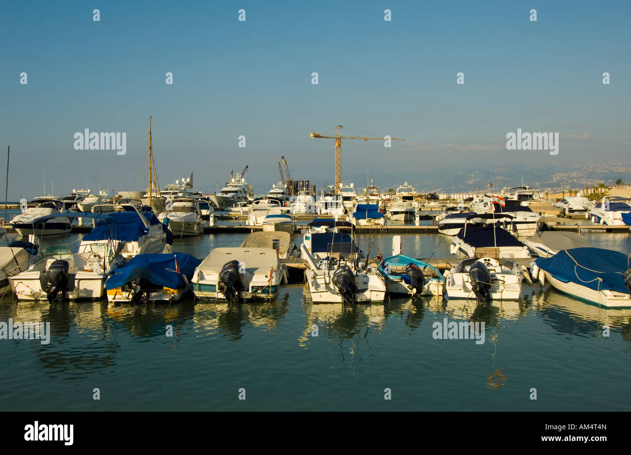 Harbor in Beirut marina yacht club Stock Photo - Alamy