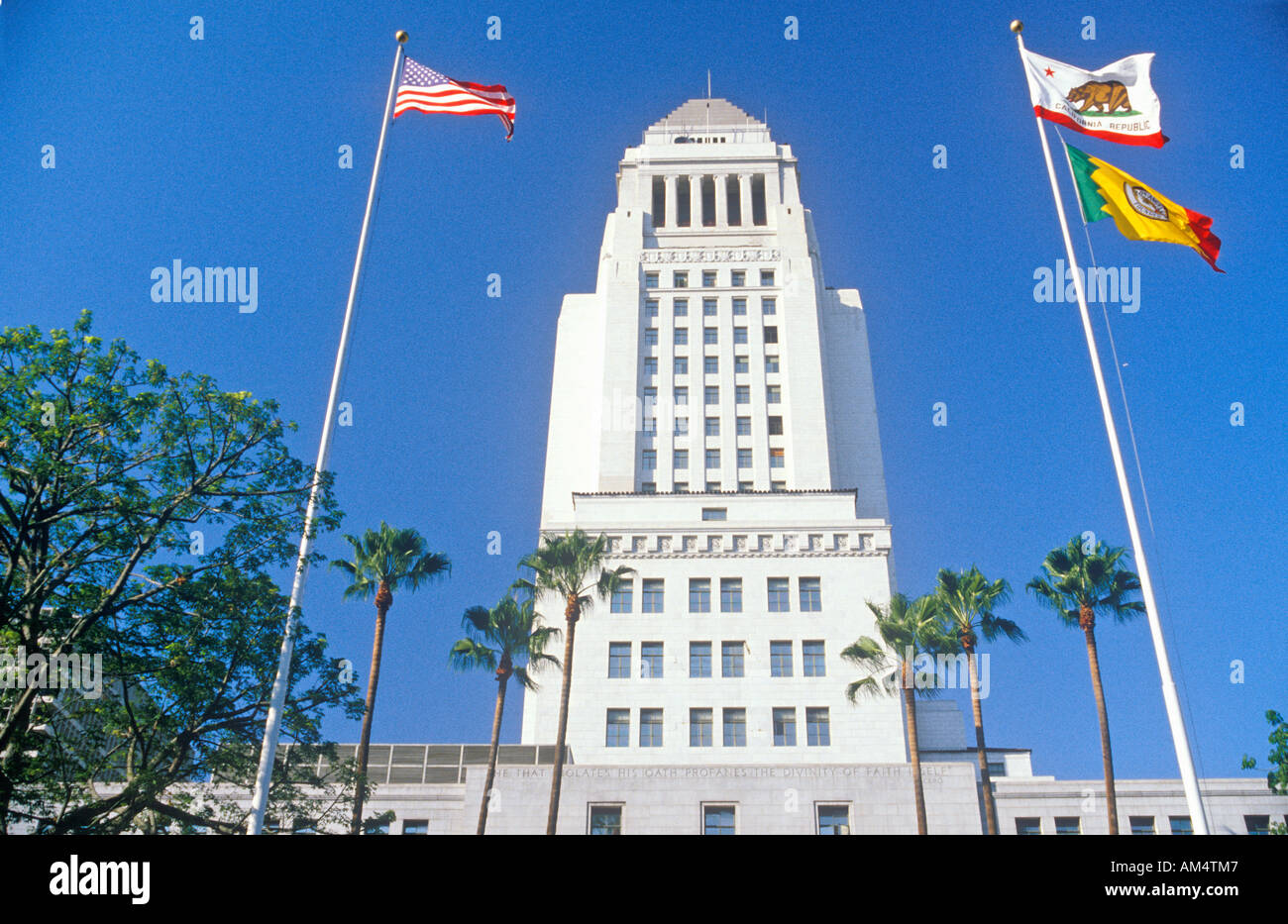 The Mayor s office at City Hall in the city of Los Angeles California ...