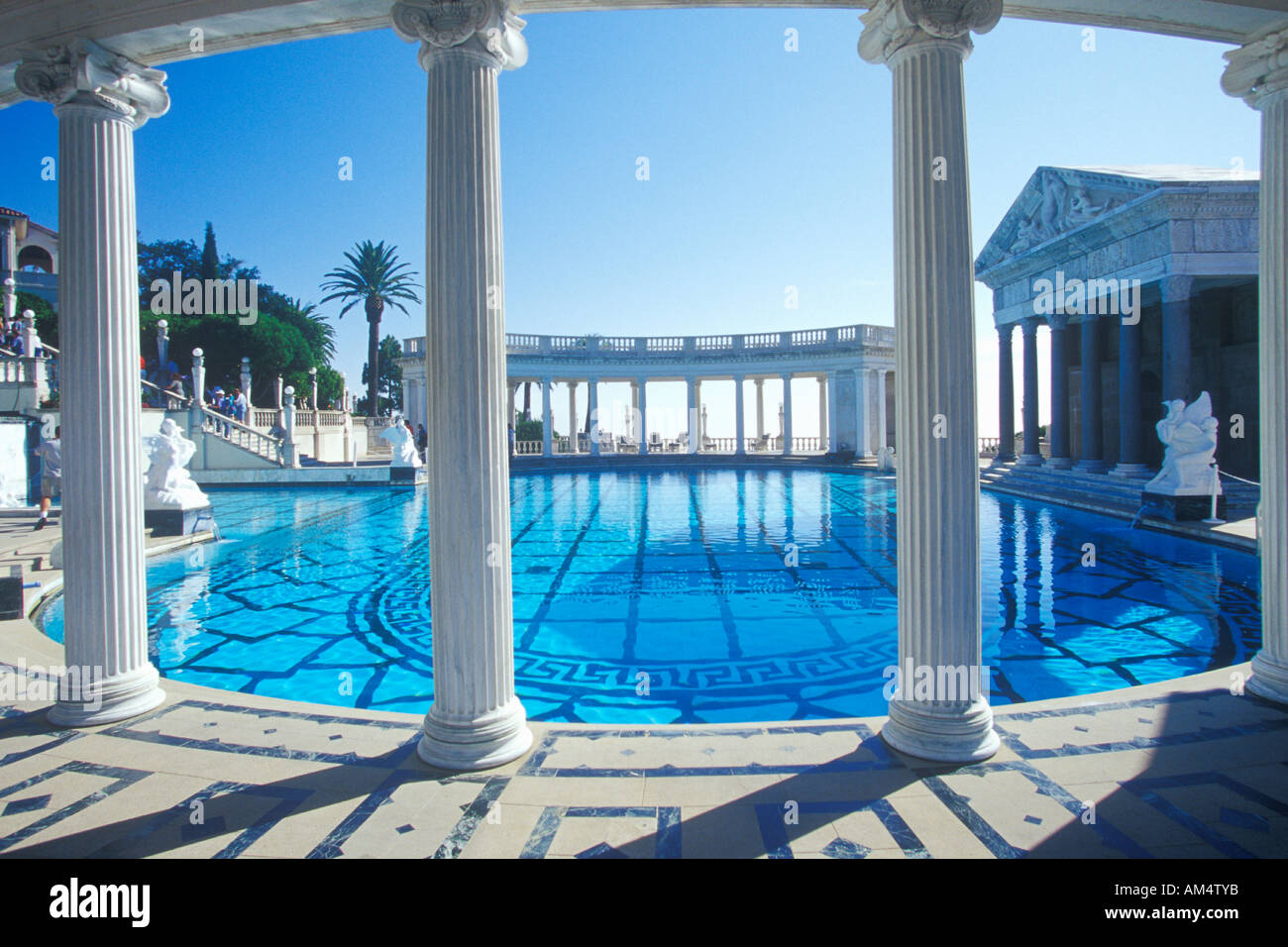 Neptune Pool at Hearst Castle San Simeon Central Coast California Stock ...