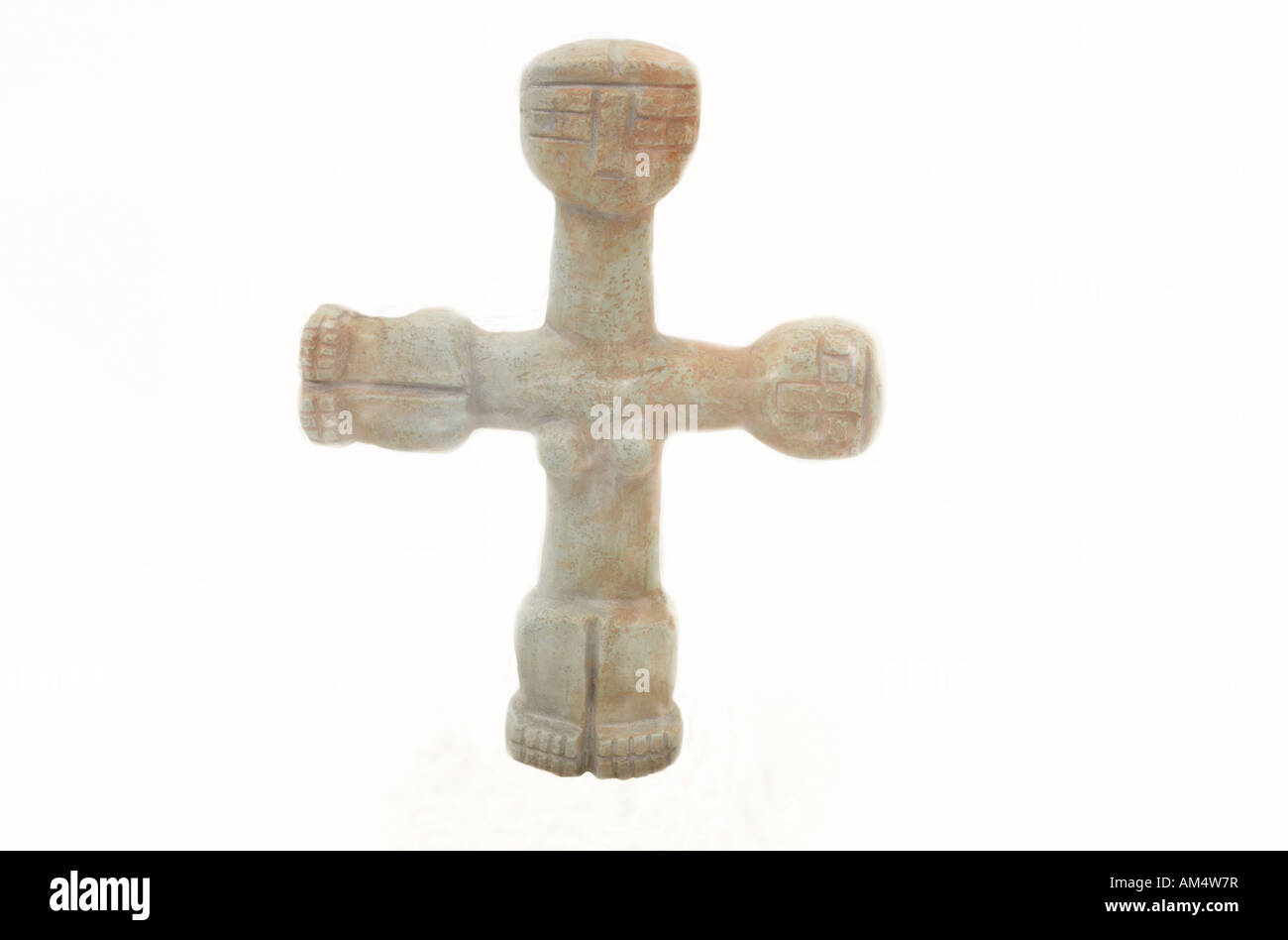 Cruiciform Idol from Paphos Cyprus 3900 2500 BC Stock Photo - Alamy
