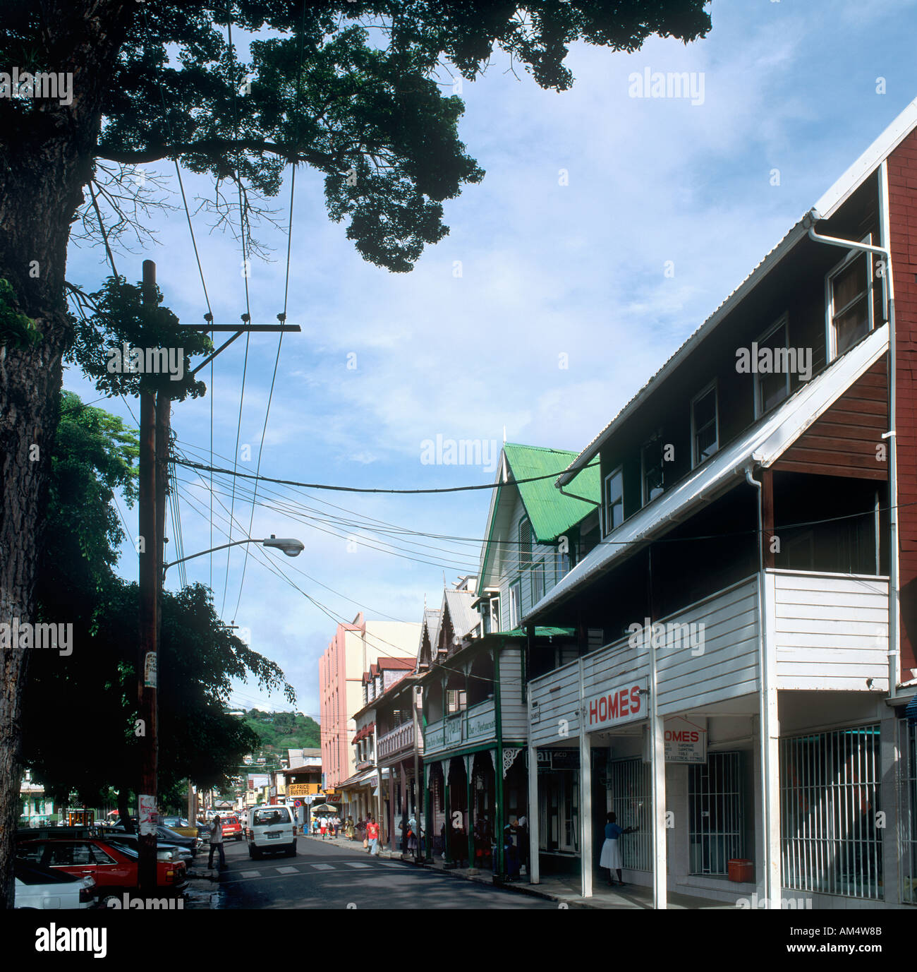 Lucia island street caribbean hi-res stock photography and images - Alamy