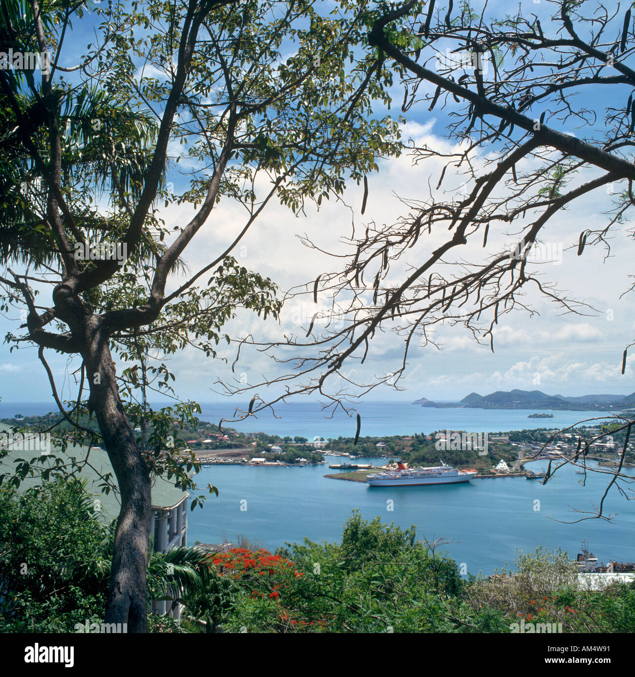 Castries the capital of st lucia island hi-res stock photography and ...