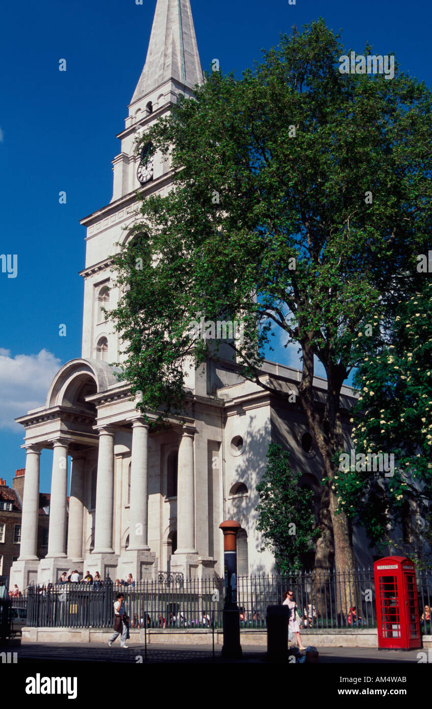 Christ Church, Spitalfields, London, E1, UK Stock Photo - Alamy