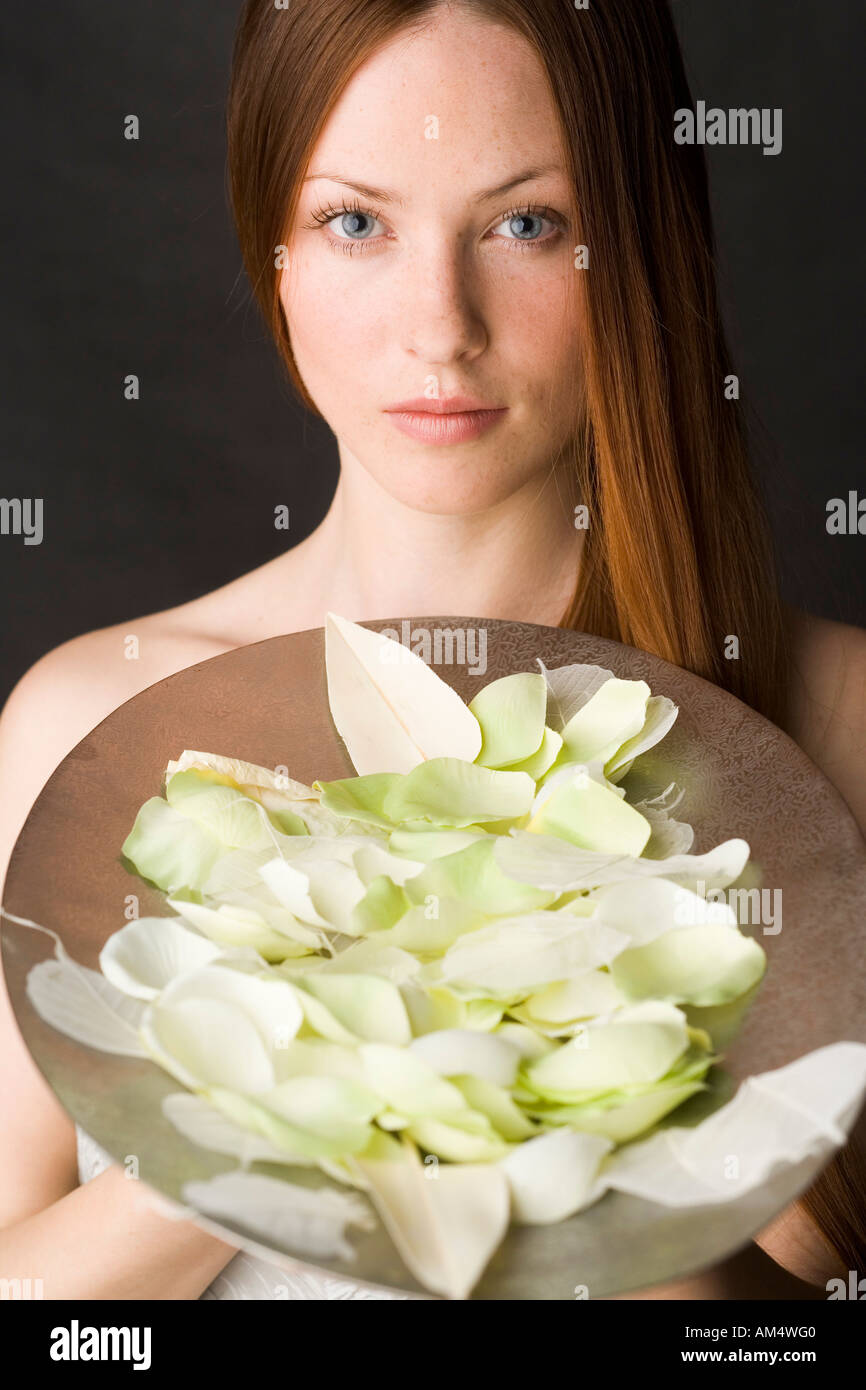 Wondering tray woman hi-res stock photography and images - Alamy