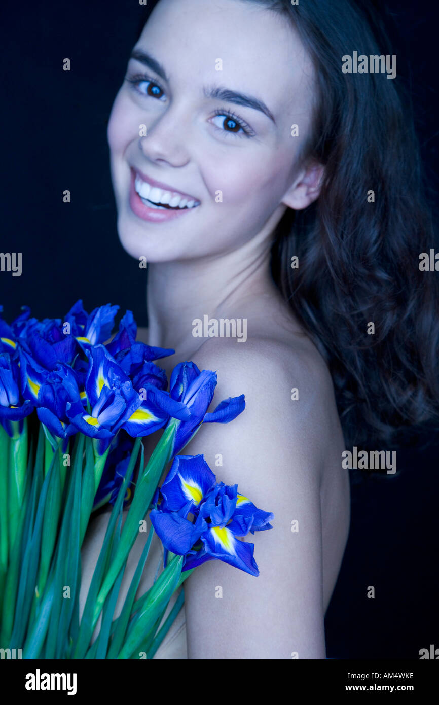 Young iris women hi-res stock photography and images - Alamy