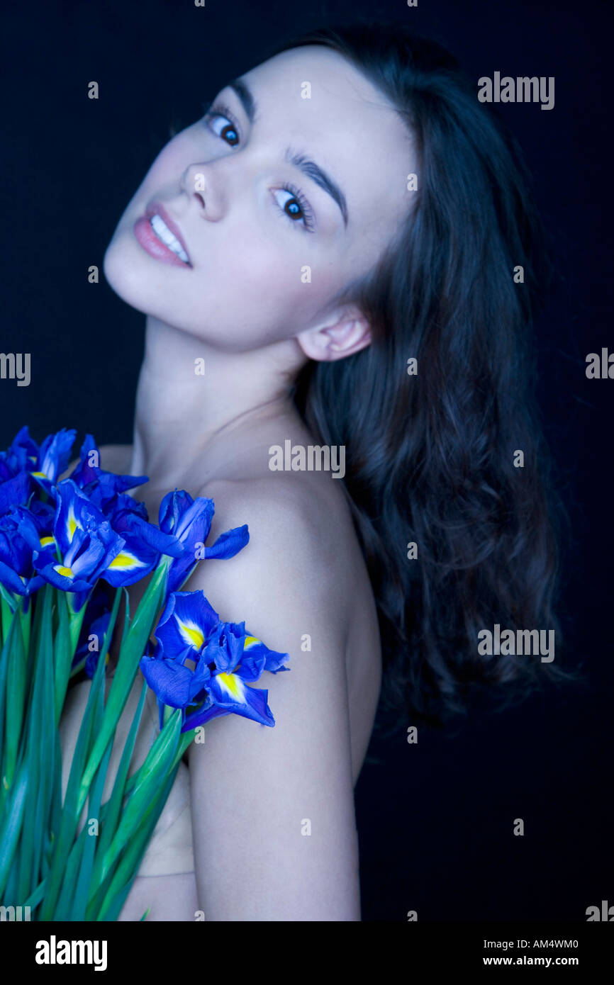 Young iris women hi-res stock photography and images - Alamy