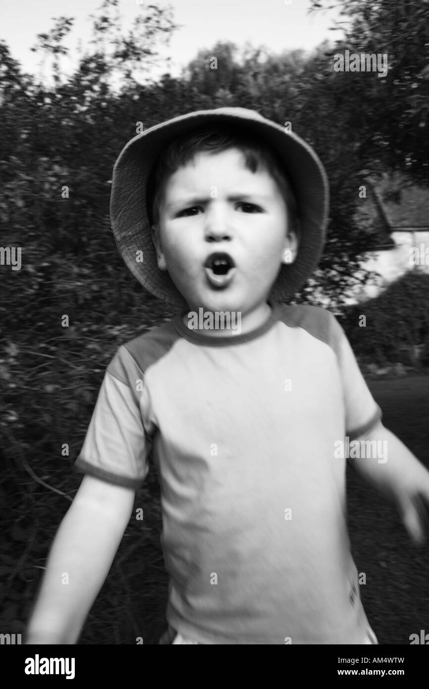 Shouting loud Black and White Stock Photos & Images - Alamy