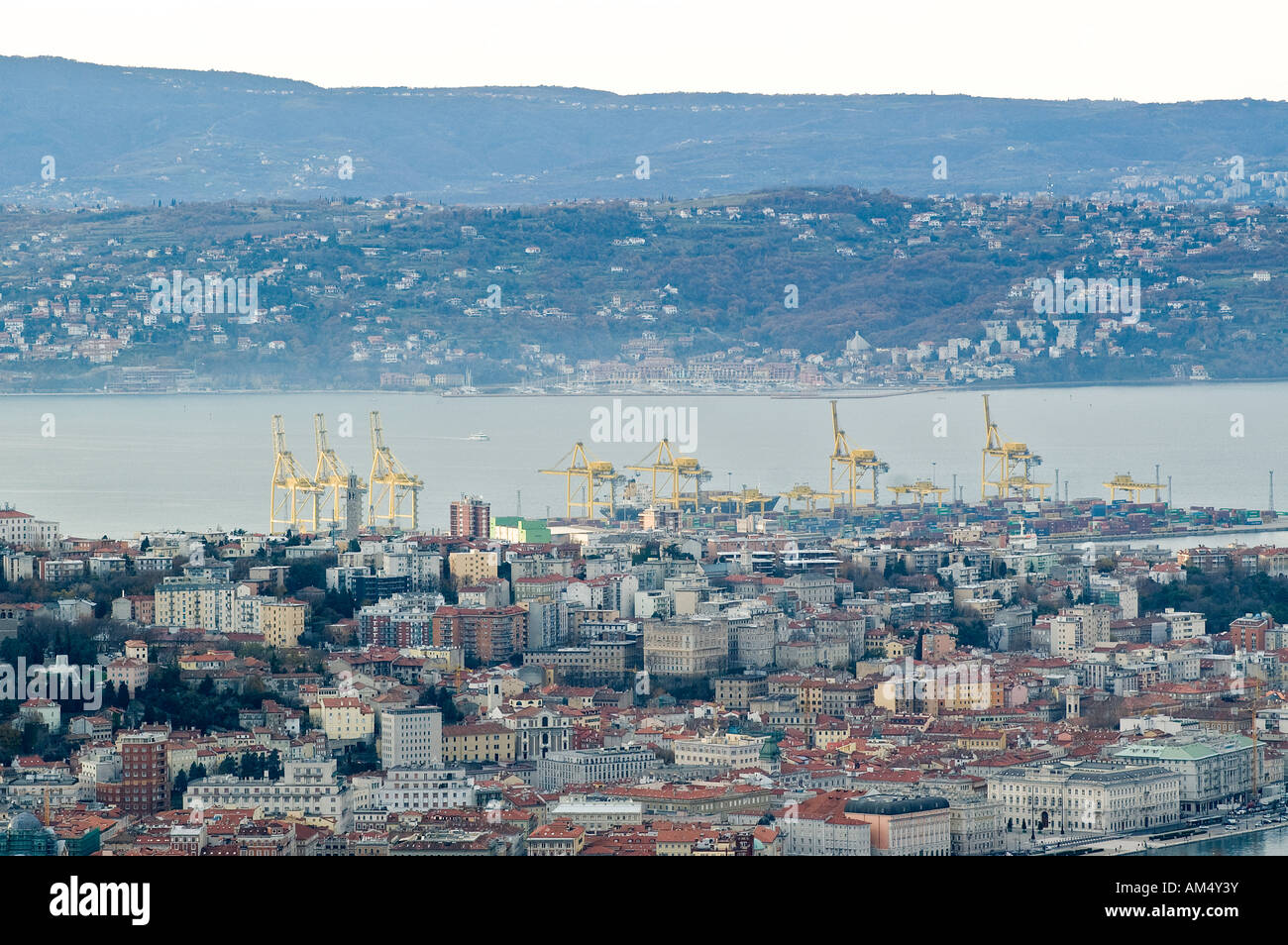 the port of trieste Stock Photo - Alamy
