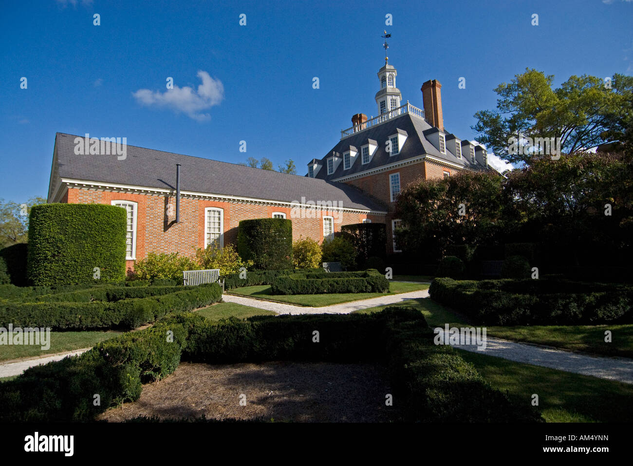 Colonial Williamsburg kitchen building attached to Governor's Palace ...