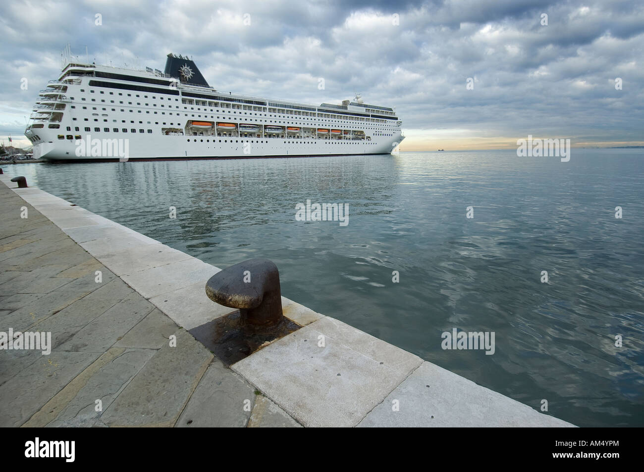 The port of Trieste Stock Photo - Alamy