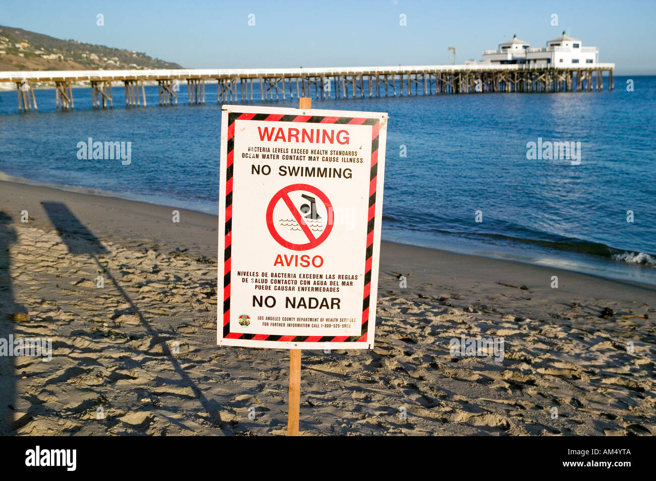 No Swimming Sign Bacteria