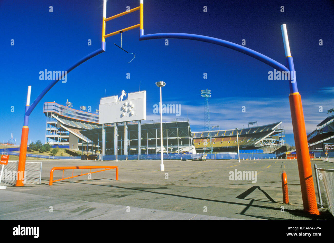 Mile High Stadium home of the Denver Broncos NFL Denver Colorado Stock ...
