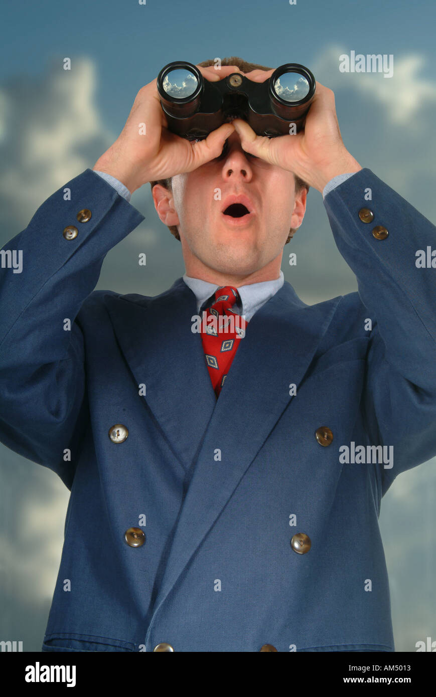 Man in blue suit hi-res stock photography and images - Alamy