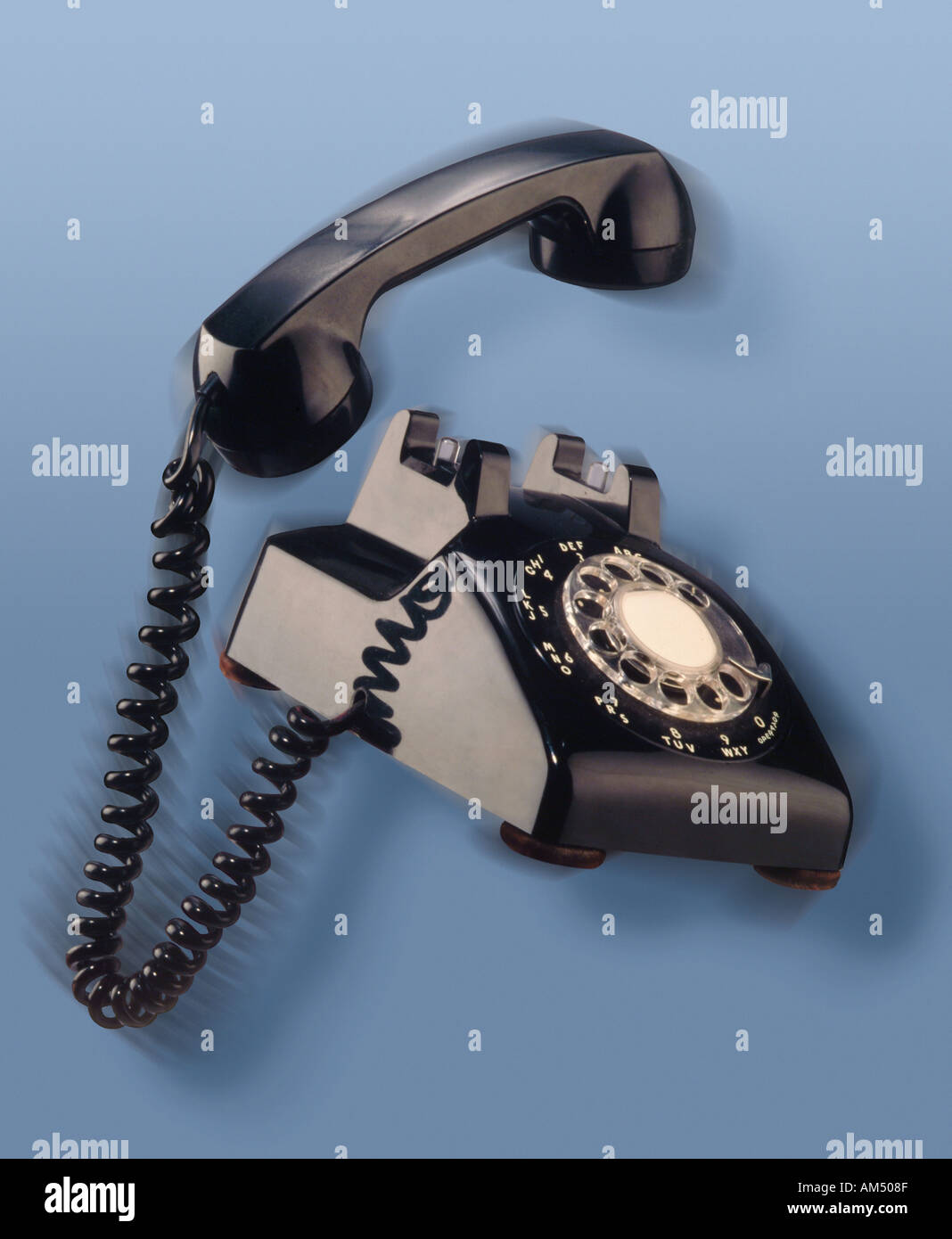 old phone ringing off the hook Stock Photo - Alamy