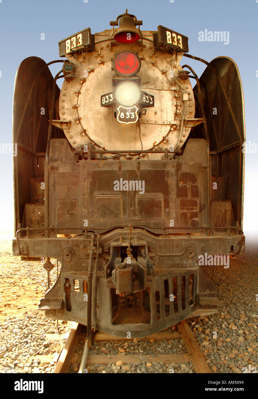 old antique steam train engine Stock Photo - Alamy