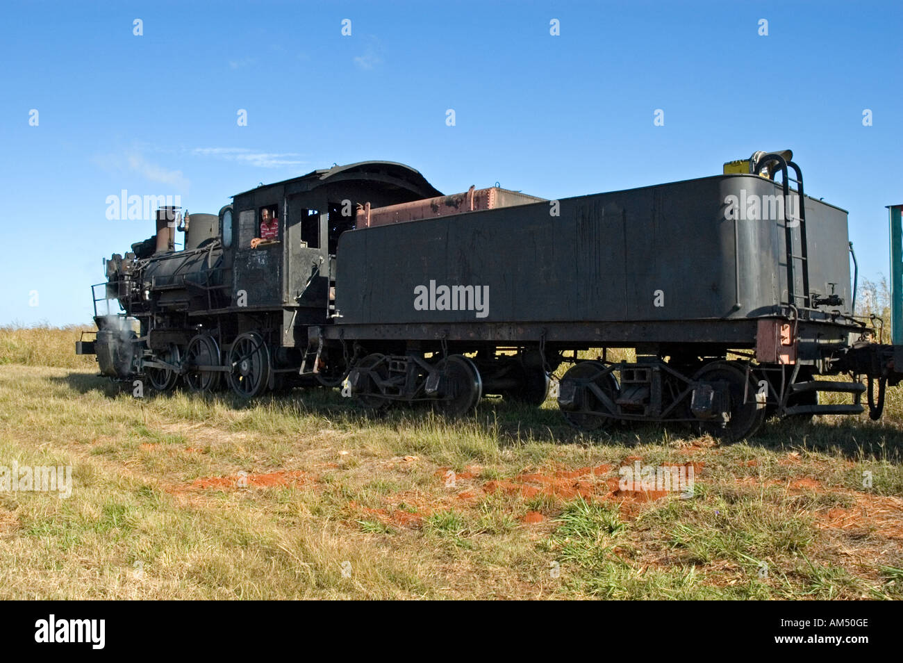 A working steam train with coal tender used to take tourists through ...