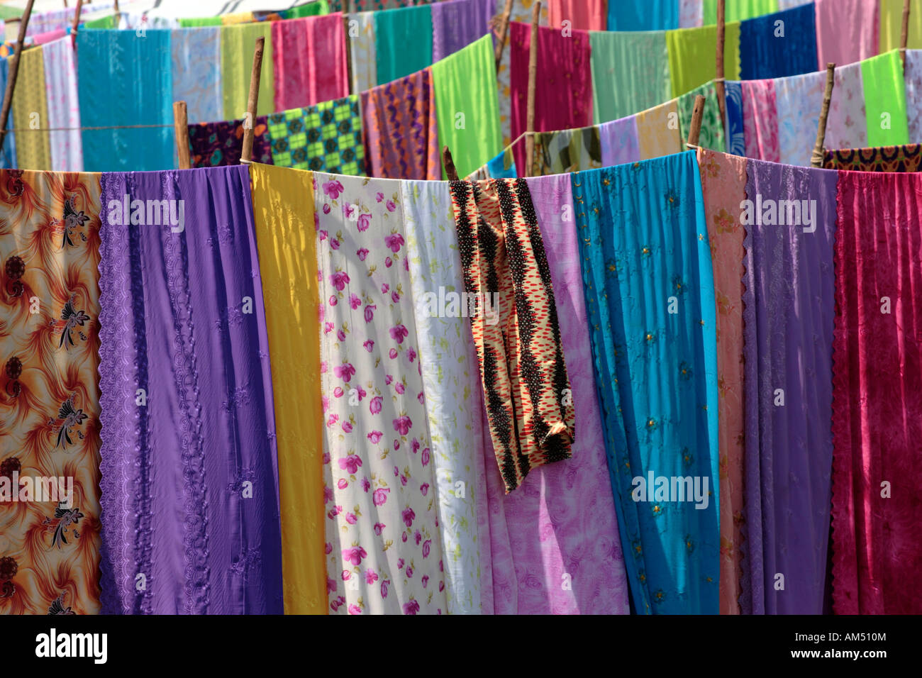 Colourful cloth for sale Stock Photo - Alamy