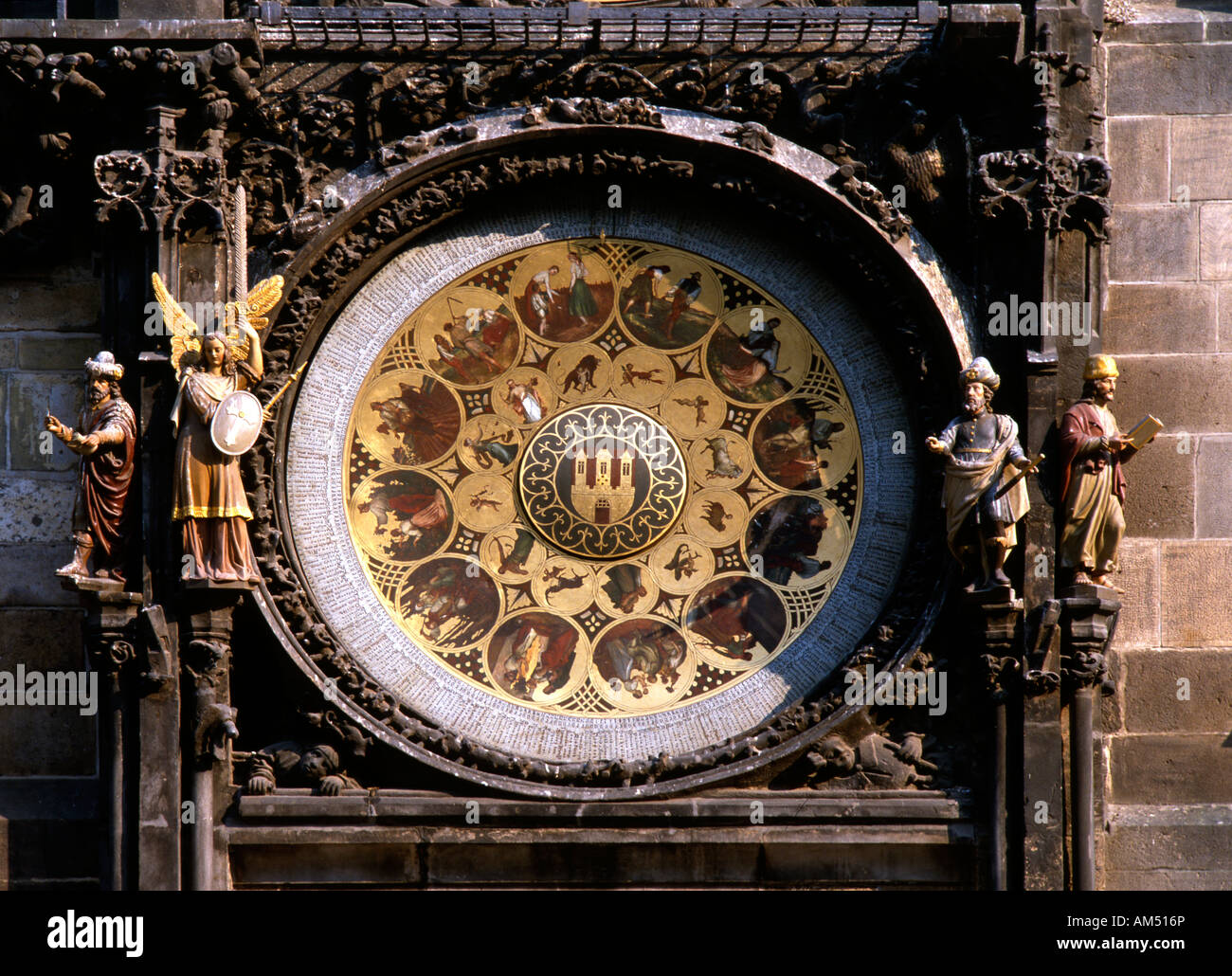 Prague astronomical clock orloj medieval hi-res stock photography and ...