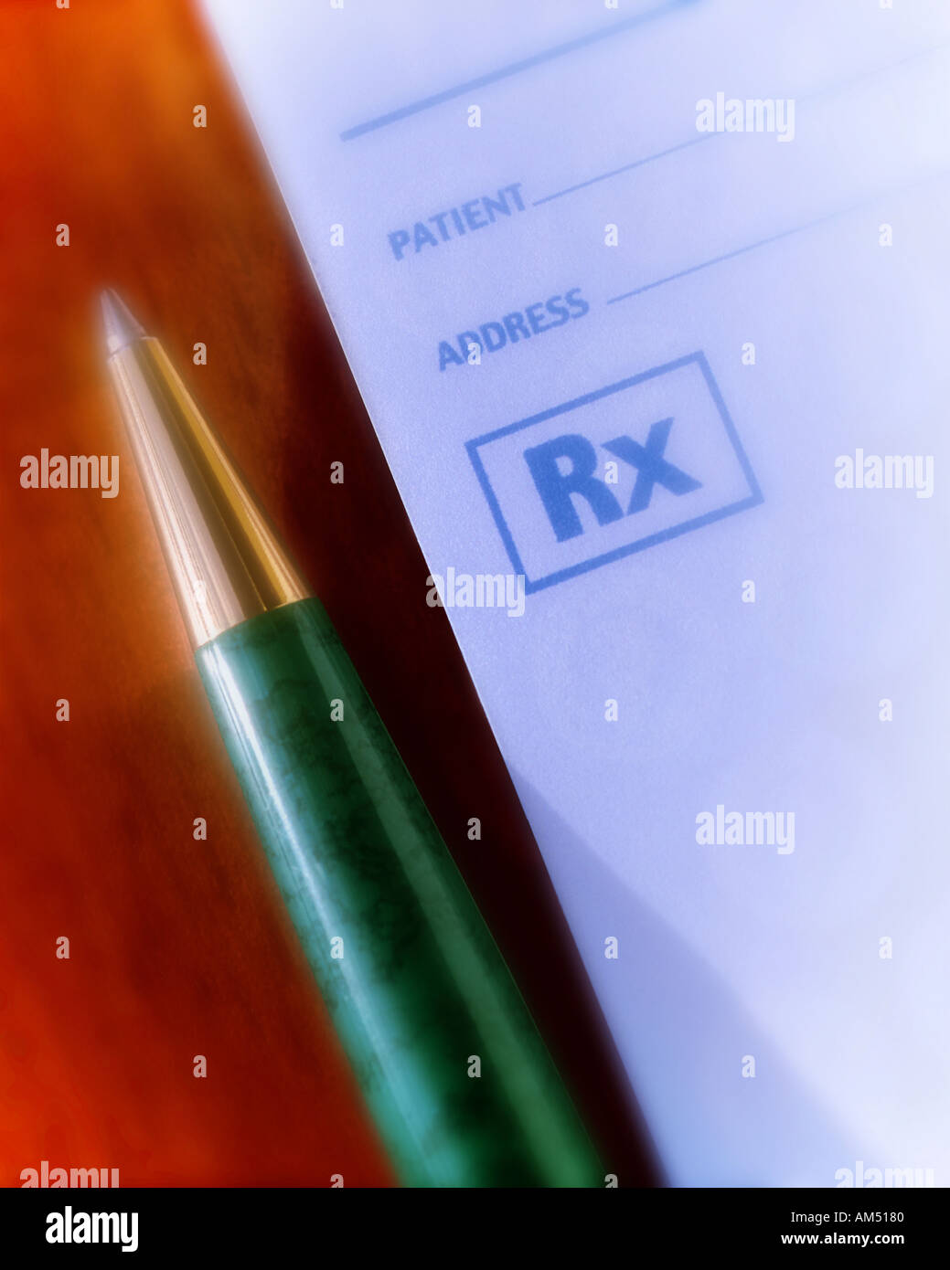 A doctor s prescription Pad and pen Stock Photo - Alamy
