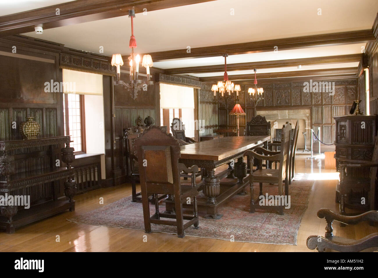 Interior at the Burrell Collection Museum Glasgow Scotland Stock Photo ...