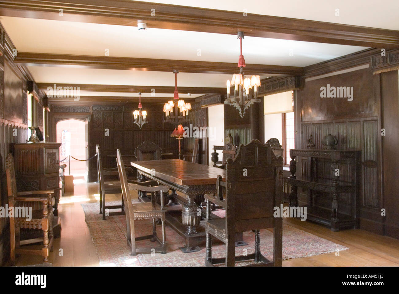 Interior at the Burrell Collection Museum Glasgow Scotland GB UK Stock ...