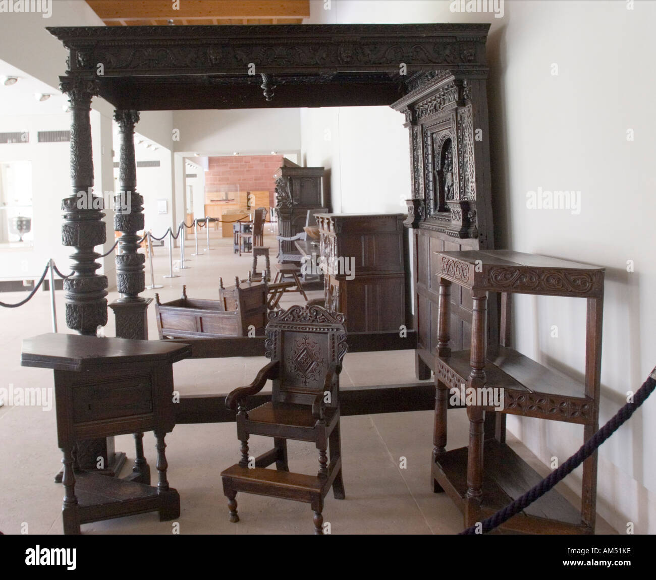 Interior at the Burrell Collection Museum Glasgow Scotland GB UK Stock ...