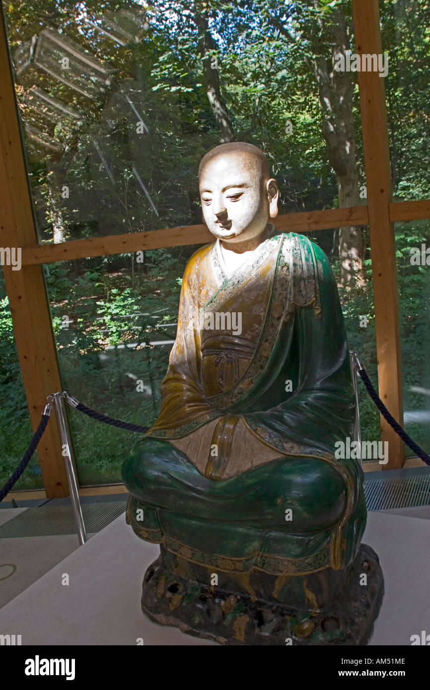 Exhibit in Interior of the Burrell Collection Museum Glasgow Scotland ...
