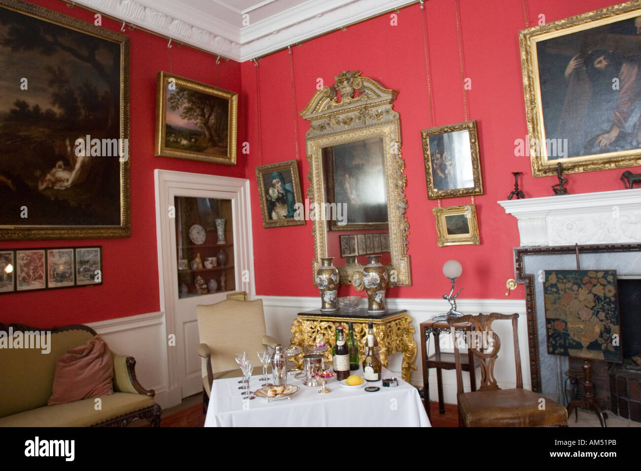 Interior of Pollok House in Pollok Park Glasgow UK GB Stock Photo - Alamy